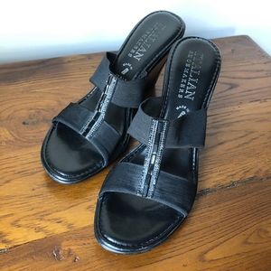 Italian Shoemakers Shoes | Leone Wedge Sandals | Poshmark